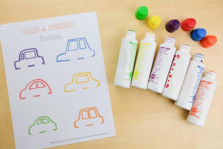 CARS AND WHEELS LEARNING PRINTABLE - hello, Wonderful