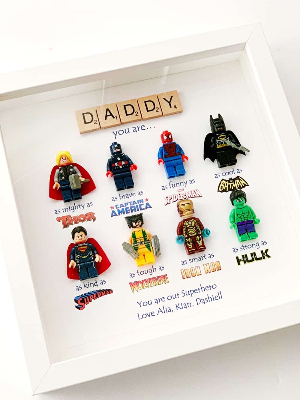 DAD SUPERHERO FRAME FATHER'S DAY GIFT - hello, Wonderful