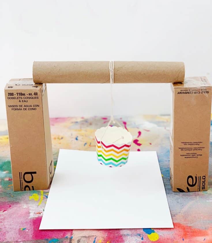 HOW TO MAKE PENDULUM PAINTING WITH KIDS - hello, Wonderful
