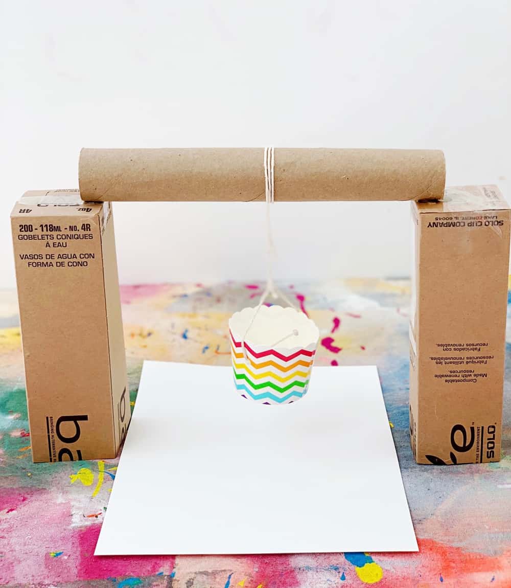 HOW TO MAKE PENDULUM PAINTING WITH KIDS - hello, Wonderful