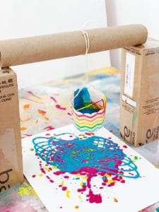 HOW TO MAKE PENDULUM PAINTING WITH KIDS - hello, Wonderful