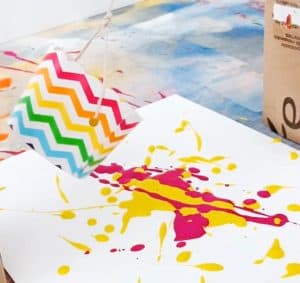 HOW TO MAKE PENDULUM PAINTING WITH KIDS - hello, Wonderful