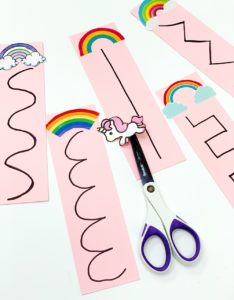 RAINBOW UNICORN CUTTING ACTIVITY FOR KIDS - hello, Wonderful