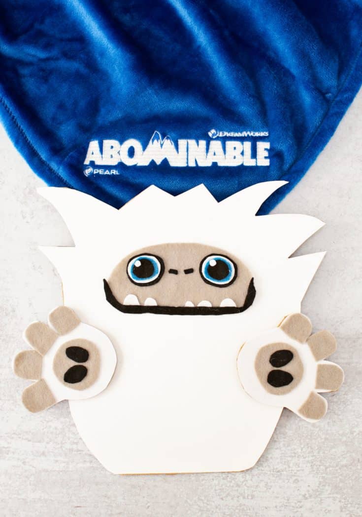 CARDBOARD ABOMINABLE YETI SCISSOR CUTTING ACTIVITY - hello, Wonderful