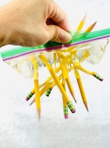 PENCIL IN WATER BAG EXPERIMENT - hello, Wonderful