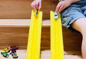 POOL NOODLE CAR RAMP - hello, Wonderful