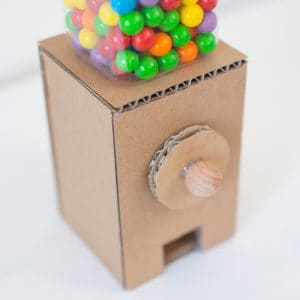 DIY CARDBOARD GUMBALL MACHINE - hello, Wonderful