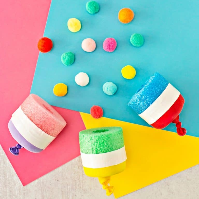 POOL NOODLE POM POM SHOOTER - hello, Wonderful