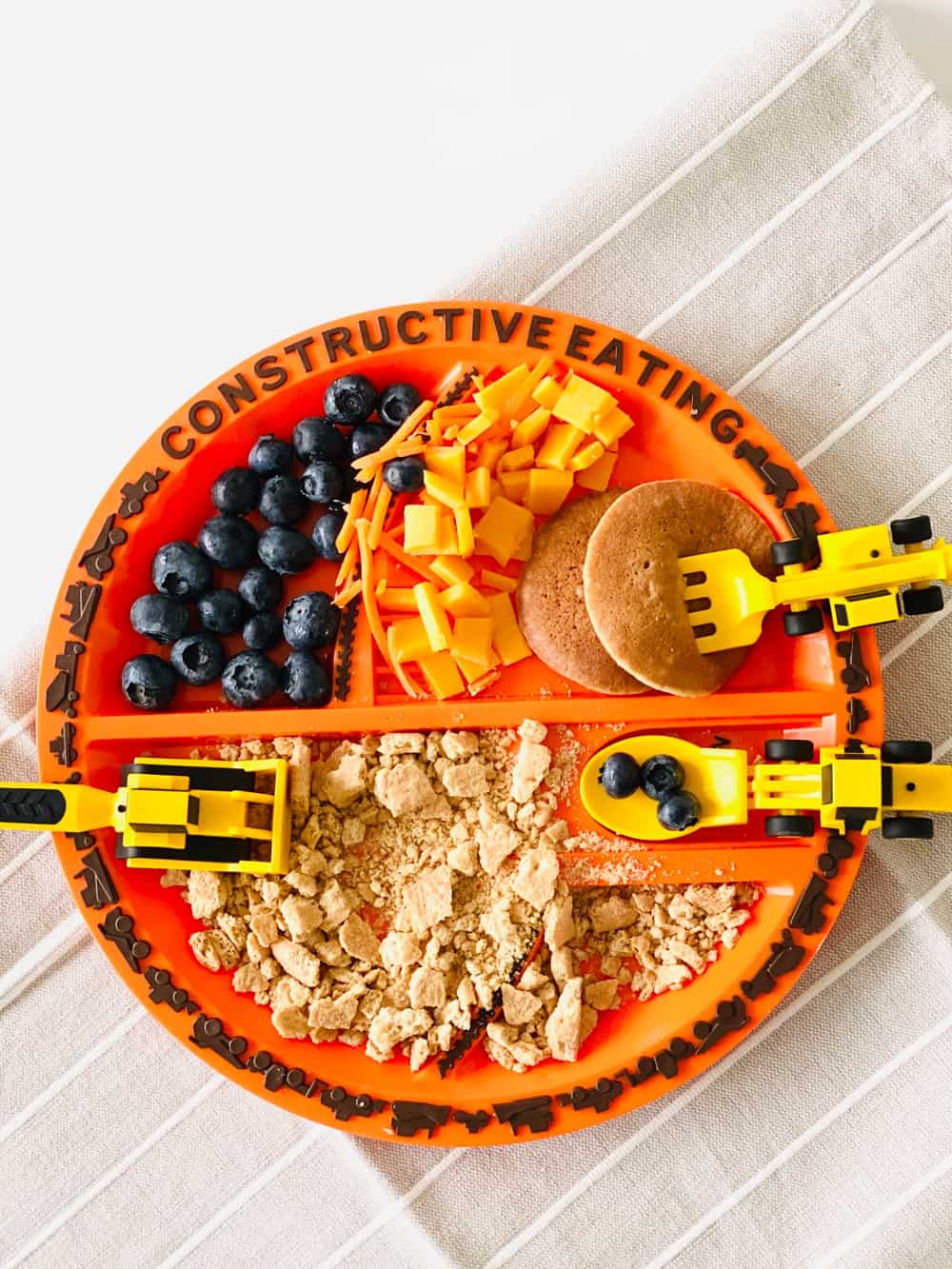CONSTRUCTION PLATE FOR KIDS - hello, Wonderful