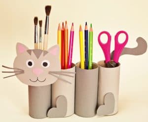 PAPER ROLL CAT CRAFT - hello, Wonderful