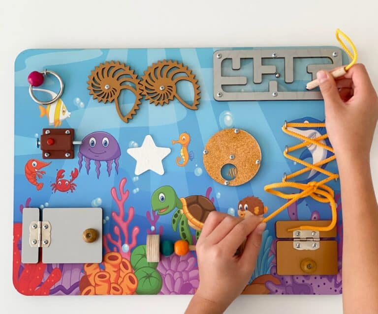 Ocean Busy Board - Sensory Toy for Preschoolers