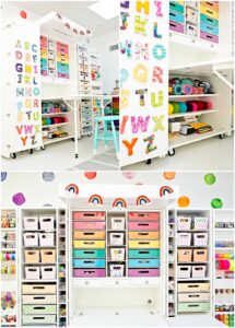 Dreambox Craft Storage - Craft room cabinet by Create Room