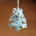 Paper Snowflake Tree Ornaments - Paper Snowflake Template