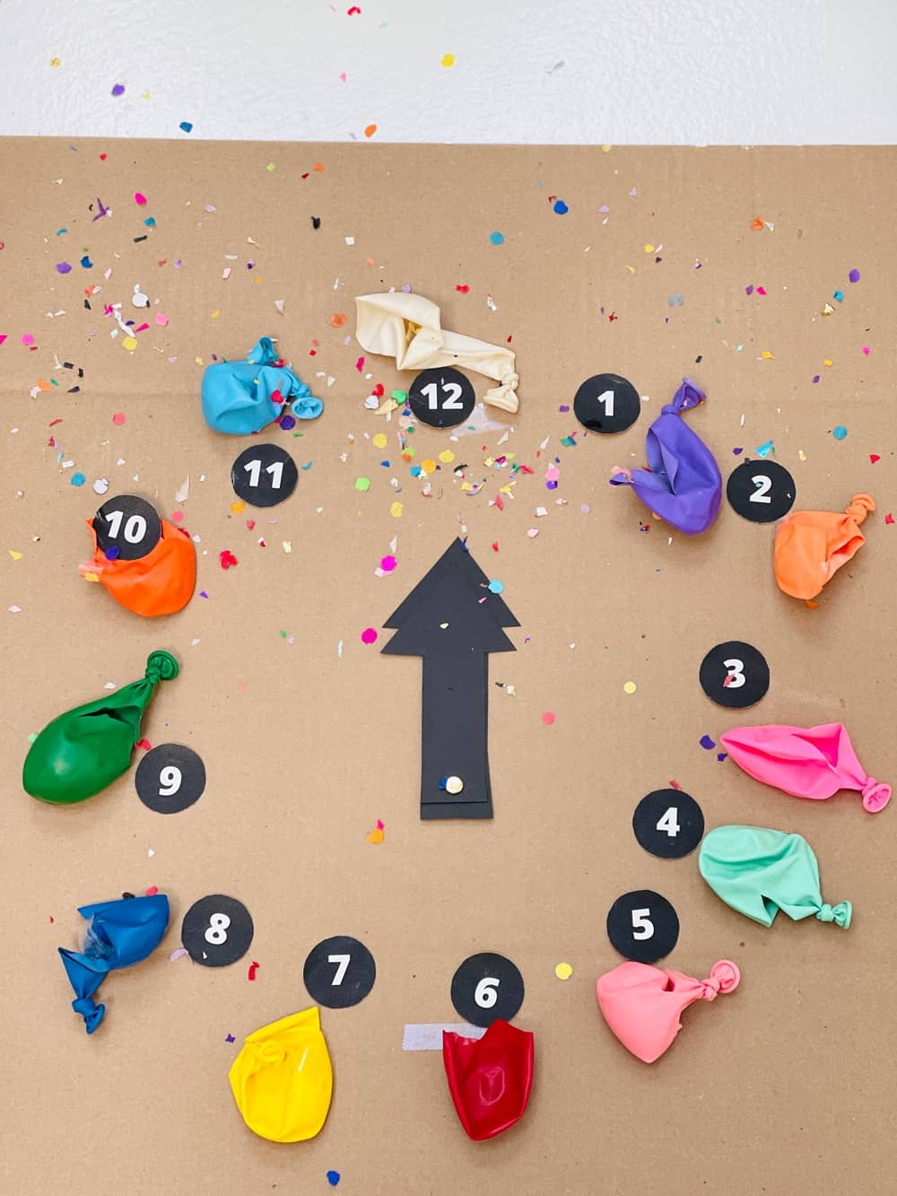 New Year Balloon Clock - Best New Year's Eve Countdown Idea for Kids