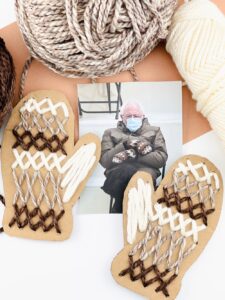 Bernie Sanders Mitten Craft - how to make Bernie's mittens into a fun ...