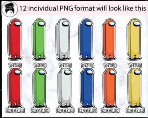 Among Us Valentine Cards - Kids will love these fun game inspired cards