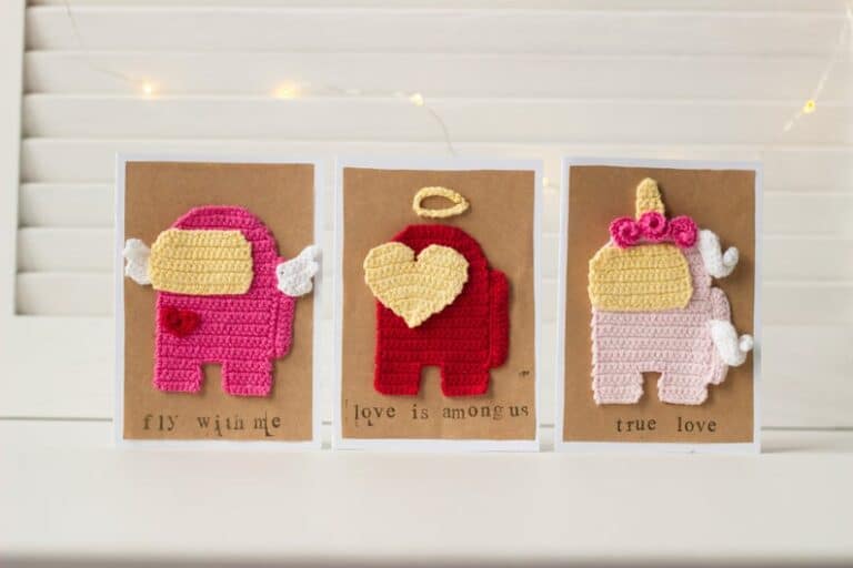 Among Us Valentine Cards - Kids will love these fun game inspired cards