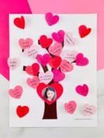 Paper Heart Tree Craft - Tell your kids how special they are!