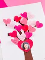 Paper Heart Tree Craft - Tell your kids how special they are!