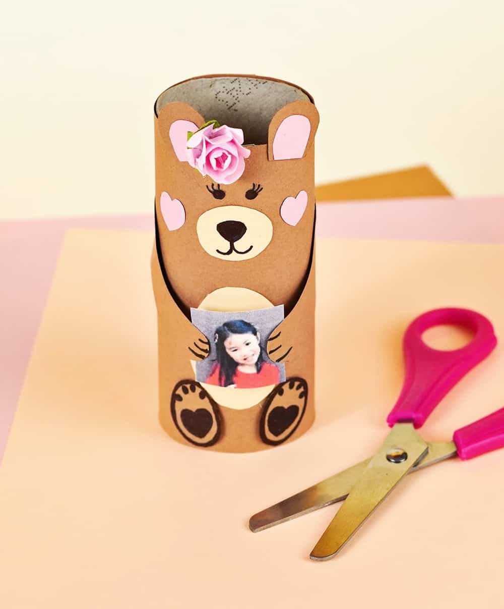 Mother's Day Bear Craft - Cute Mama Bear Craft Kids Can Make