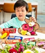 Flower Animal Nature Craft - Fun Outdoor Activity For Kids