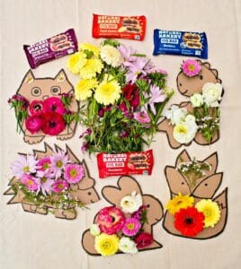 Flower Animal Nature Craft - Fun Outdoor Activity For Kids