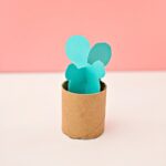 Paper Tube Cactus Craft - Cute Recycled Craft For Kids