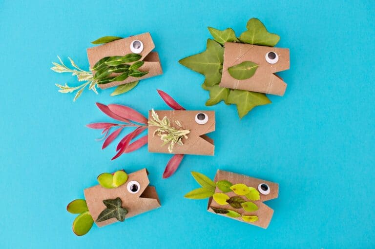 Nature Paper Tube Fish Craft - Cute and Easy Toilet Paper Roll Fish!