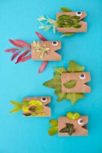 Nature Paper Tube Fish Craft - Cute and Easy Toilet Paper Roll Fish!