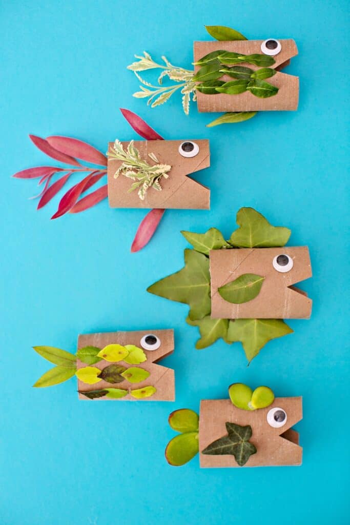 Nature Paper Tube Fish Craft - Cute and Easy Toilet Paper Roll Fish!