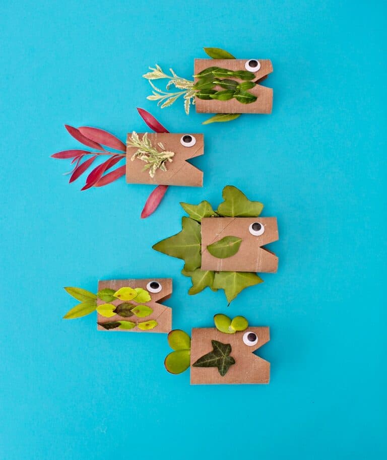 Nature Paper Tube Fish Craft - Cute and Easy Toilet Paper Roll Fish!