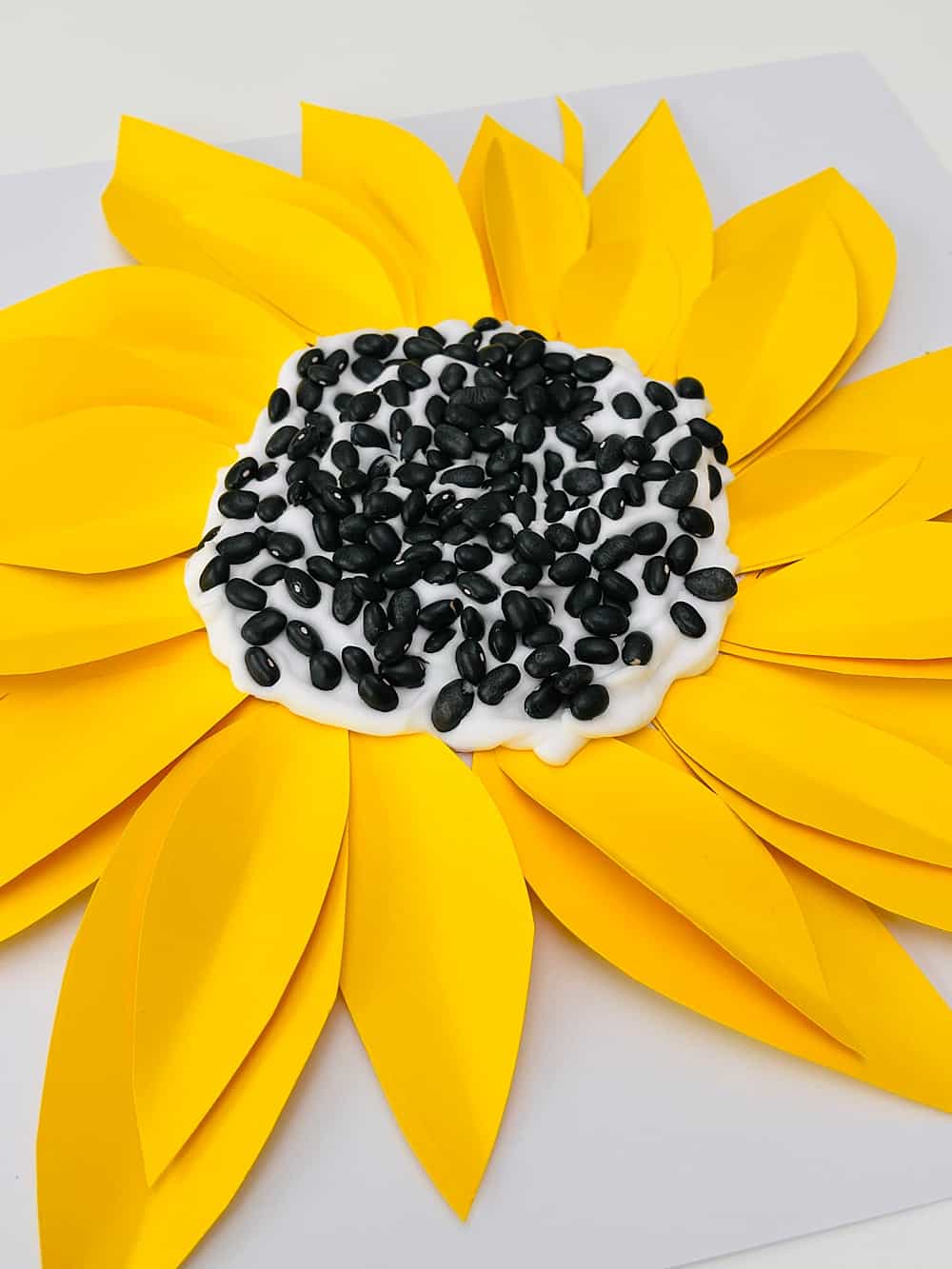 Sunflower Shaving Cream Fine Motor Activity - Preschool Learning