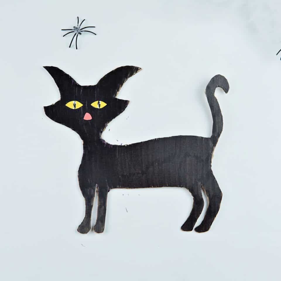 Halloween Black Cat Craft - Cute Halloween Craft for Kids