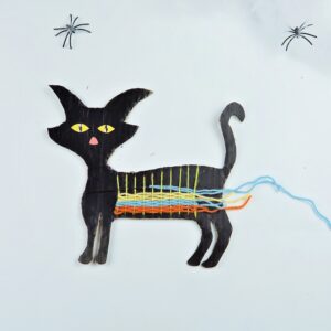 Halloween Black Cat Craft - Cute Halloween Craft for Kids