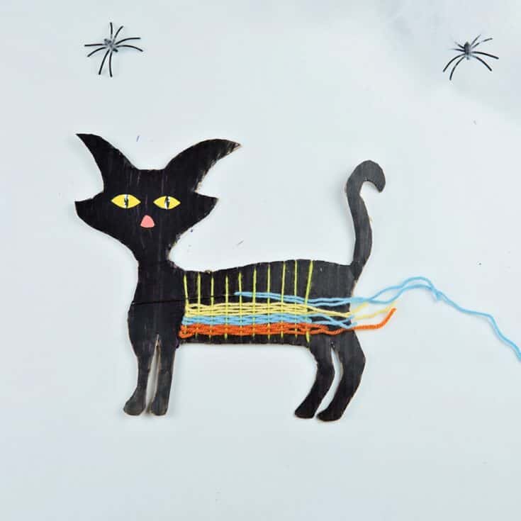 Halloween Black Cat Craft - Cute Halloween Craft for Kids