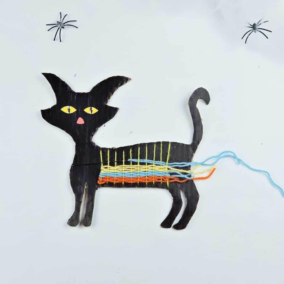 Halloween Black Cat Craft - Cute Halloween Craft for Kids