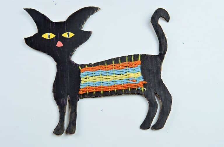 Halloween Black Cat Craft - Cute Halloween Craft for Kids