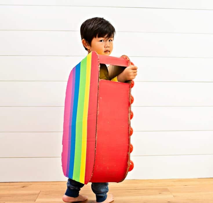 DIY Pop It Costume - Turn This Sensory Toy Into a Halloween Costume!