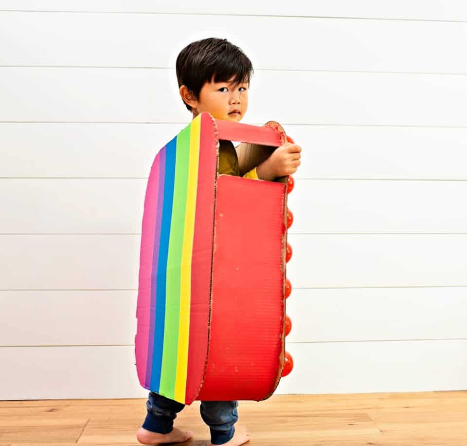 DIY Pop It Costume - Turn This Sensory Toy Into a Halloween Costume!