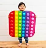 DIY Pop It Costume - Turn This Sensory Toy Into a Halloween Costume!
