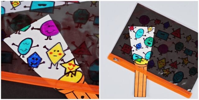 Shape Learning Flashlight Craft - Fun Preschool Craft