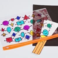 Shape Learning Flashlight Craft - Fun Preschool Craft