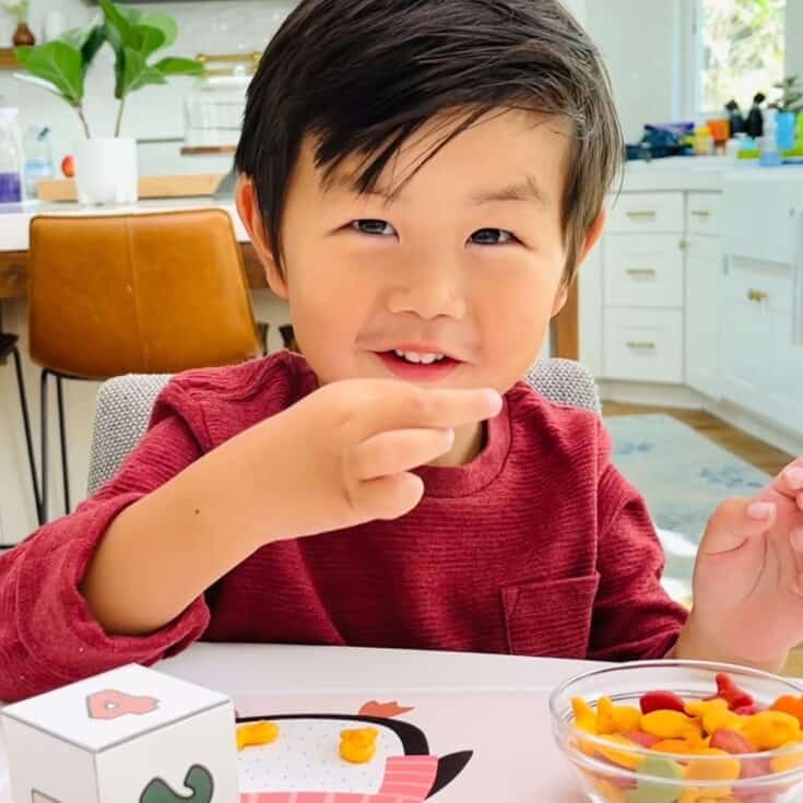 Feed The Penguin Winter Activity For Kids - Winter Preschool Craft