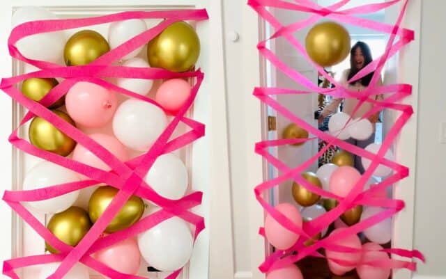 Birthday Balloon Door Surprise - A Fun Way to Celebrate A Kids' Birthday!