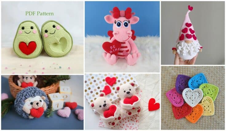 10 Adorable Valentine Crochet Patterns You'll Love To Make!
