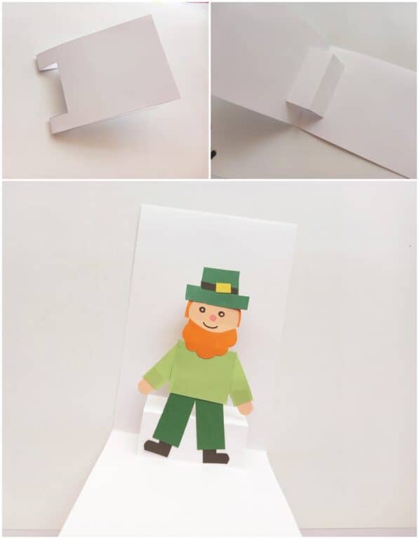 Leprechaun St. Patrick's Day Card With Free Template