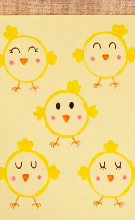 Paper Tube Chick Craft