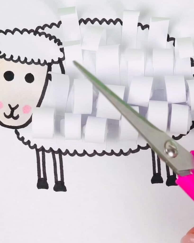 This Sheep Activity For Kids Is A Great Fine Motor Skills Project