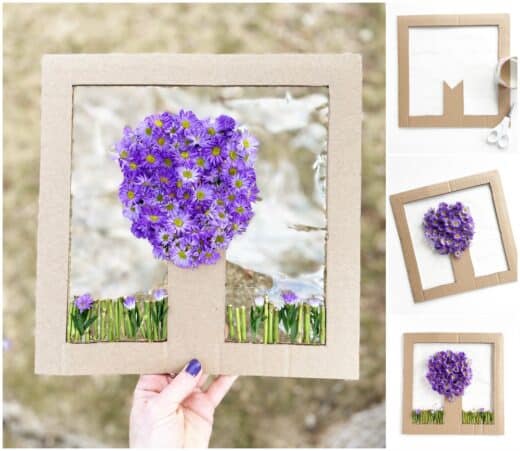 This Cardboard Flower Craft Is A Fun Spring Activity For Kids