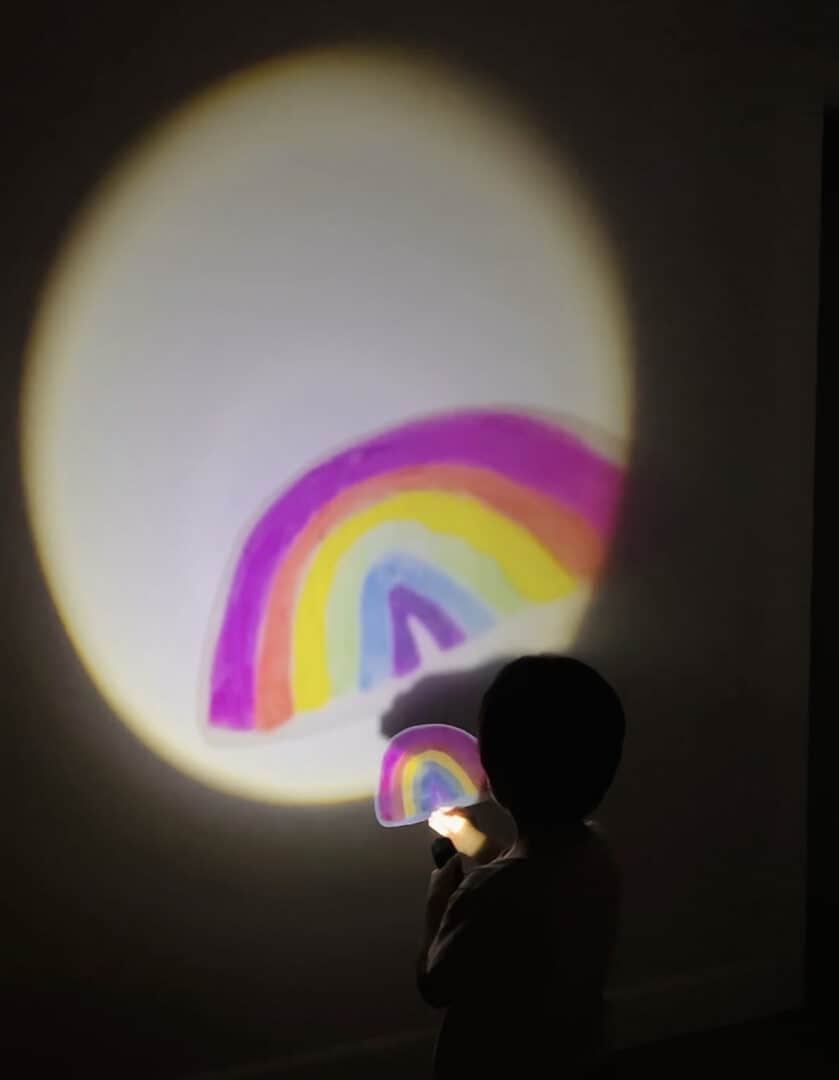 DIY Giant Rainbow Projector